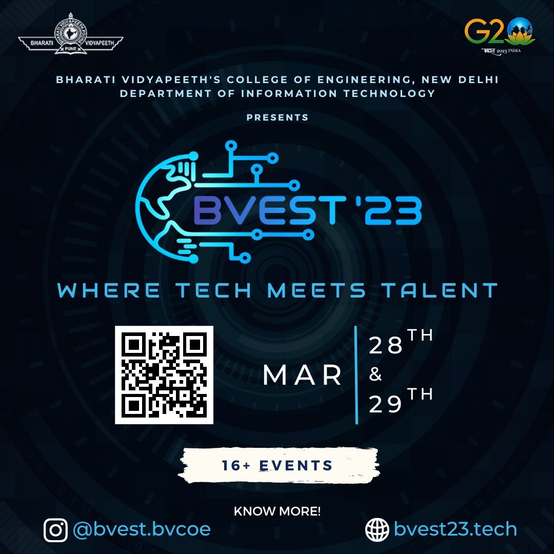 BVEST’23 – Bharati Vidyapeeths College of Engineering